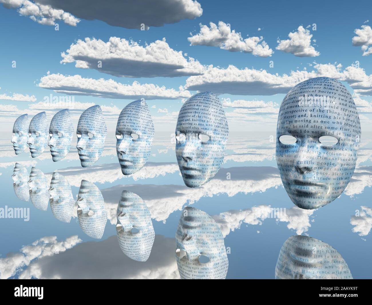 Surreal faces hi-res stock photography and images - Alamy