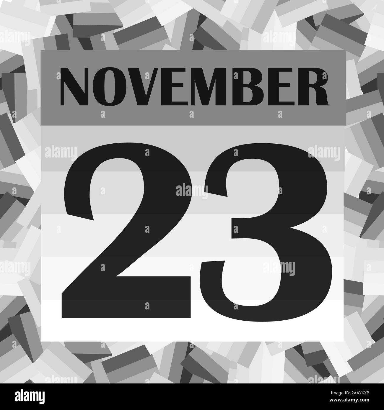 November 23 icon. For planning important day. Banner for holidays and ...