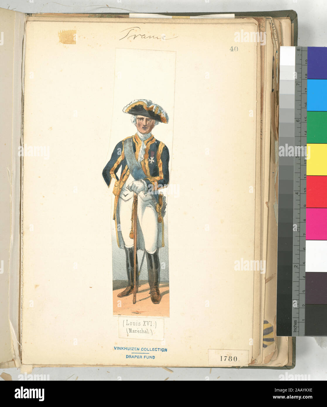 Soldier of France 1776-1780 Stock Photo - Alamy