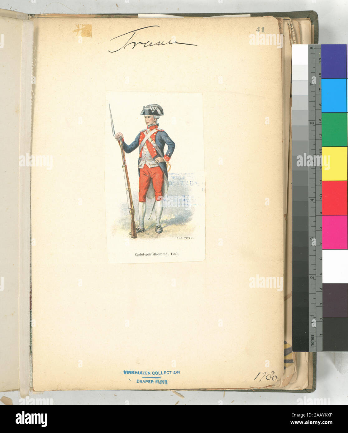 Soldier of France 1776-1780 Stock Photo - Alamy