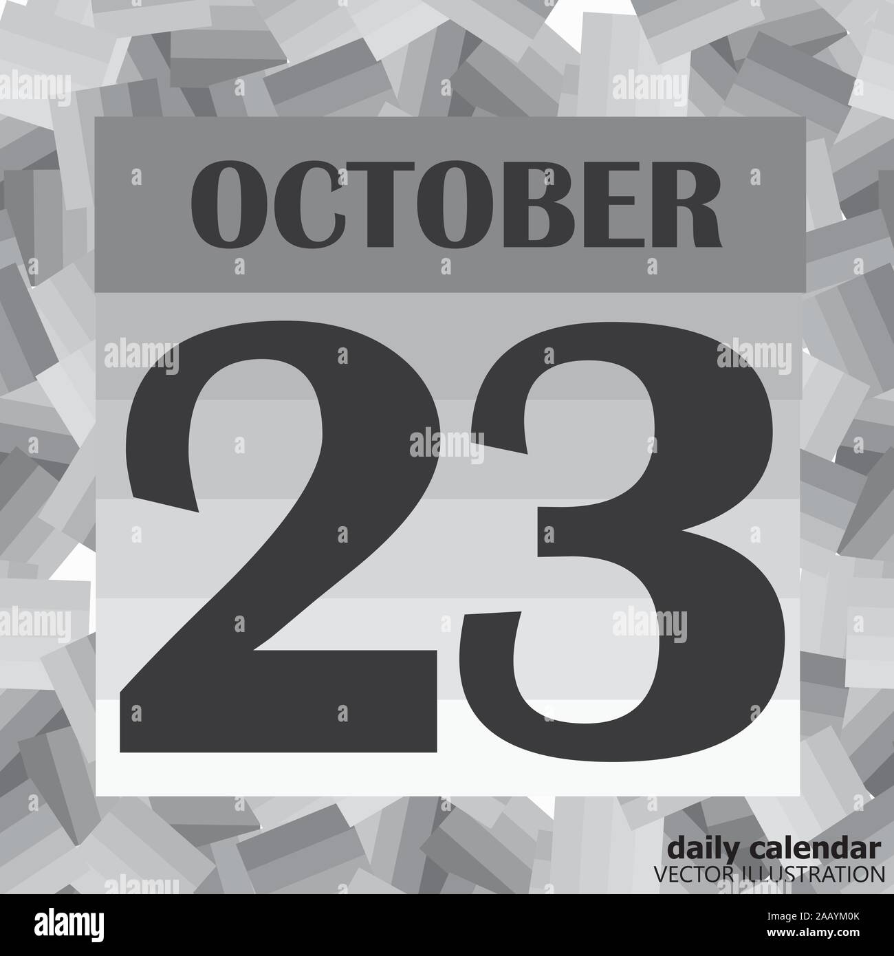 October 23 icon. For planning important day. Banner for holidays and ...