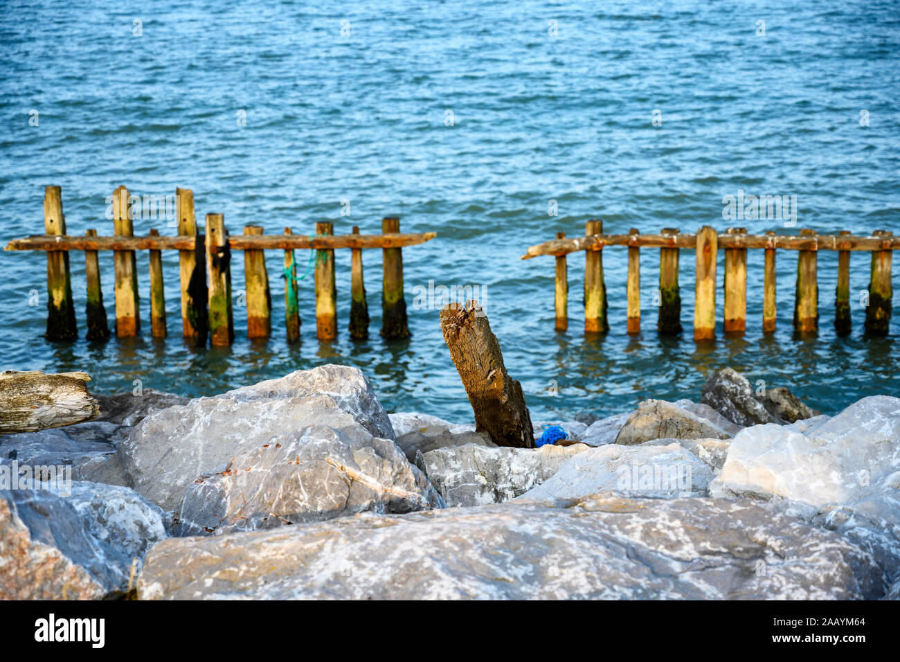 Rock Armour For Sea Defences Stock Photos & Rock Armour For Sea ...