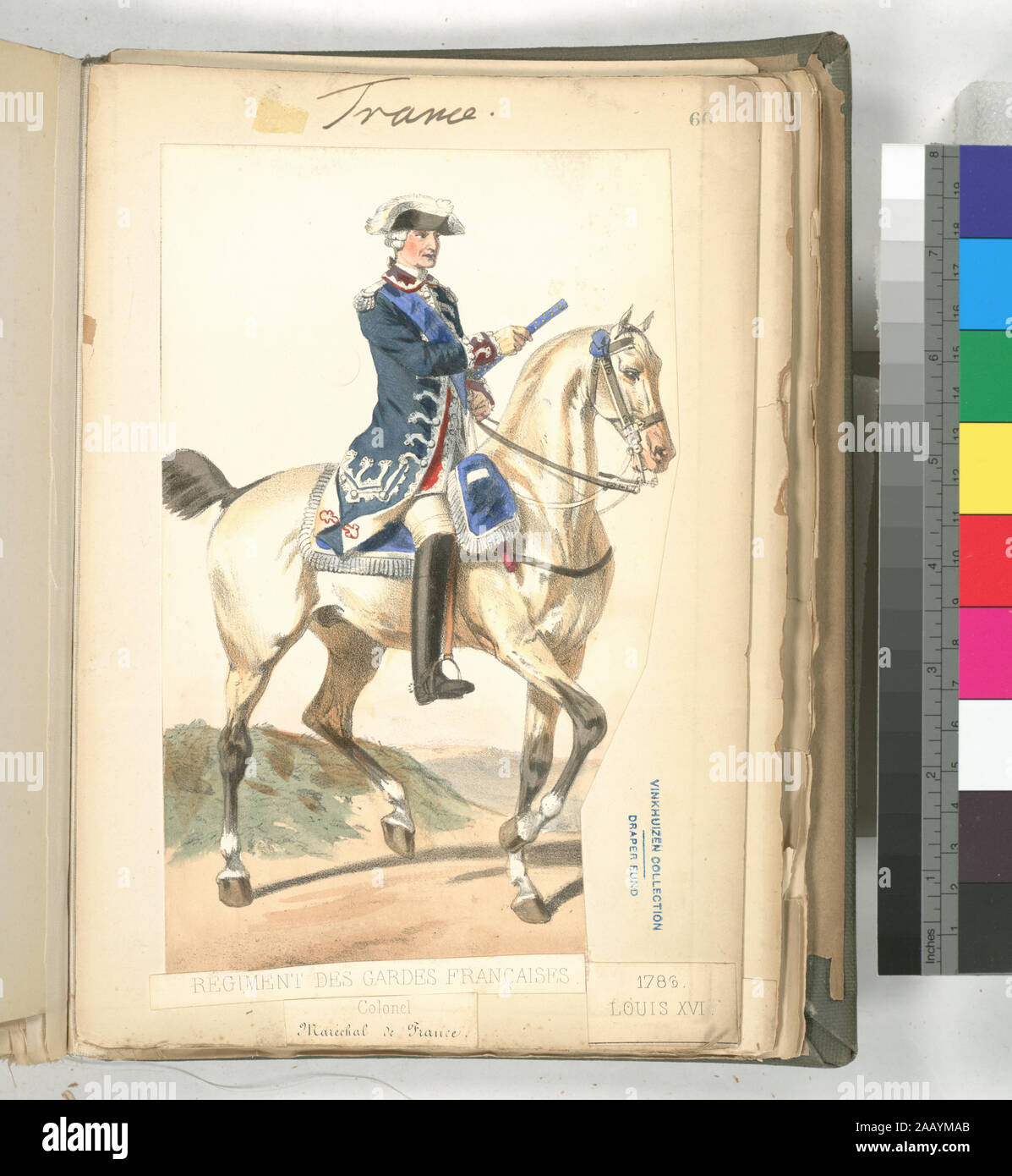 Soldier of France 1780-1786 Stock Photo - Alamy