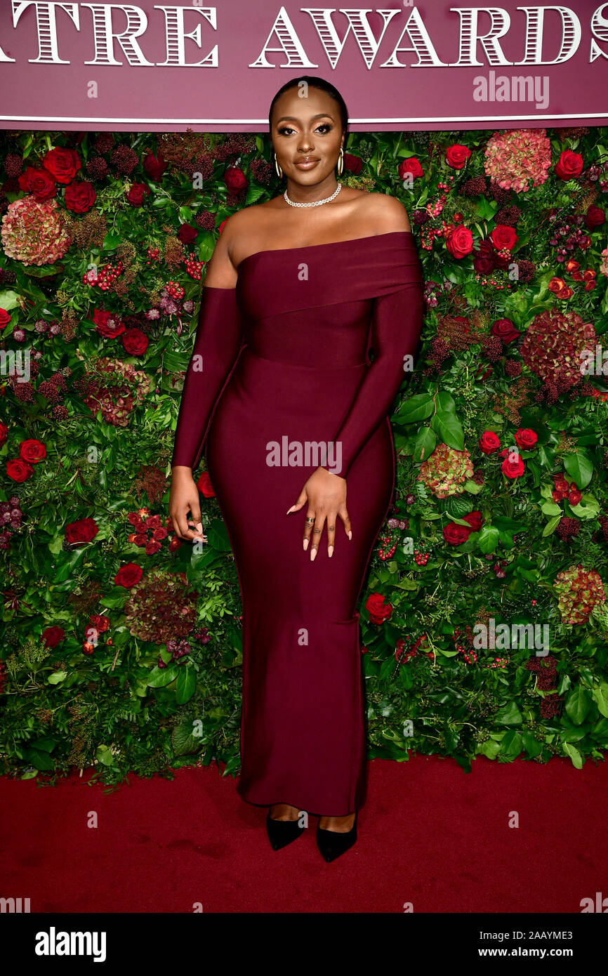 Yasmin Joseph attending the 65th Evening Standard Theatre Awards at ...