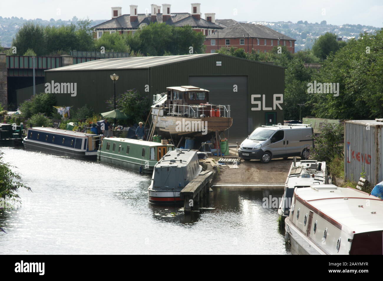 Dry dock for canal boats hi-res stock photography and images - Alamy
