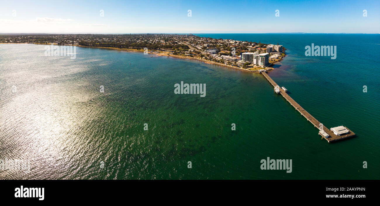 Woody point jetty sunset hi-res stock photography and images - Alamy
