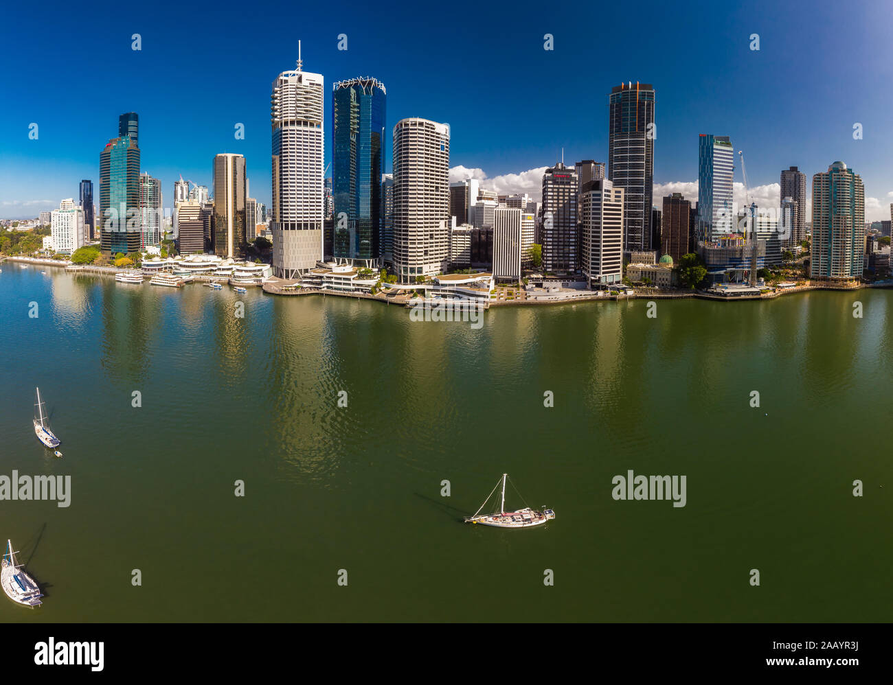 Brisbane river aerial hi-res stock photography and images - Alamy