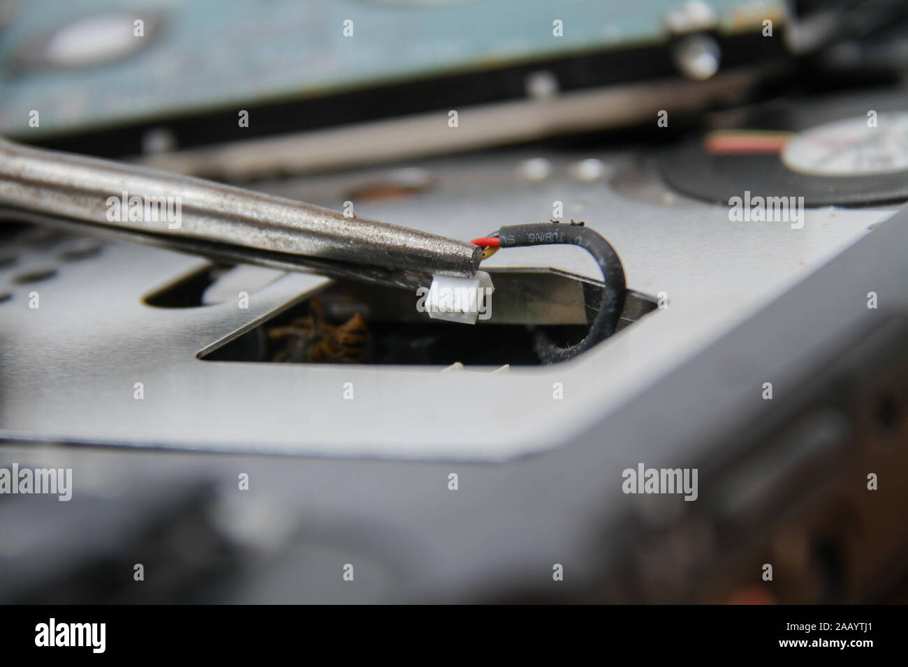 Photo of the Professional laptop repair Stock Photo - Alamy