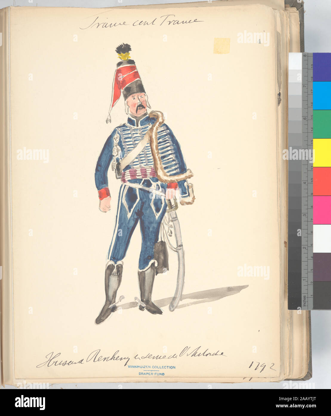Soldier of France 1790-1801 Stock Photo - Alamy