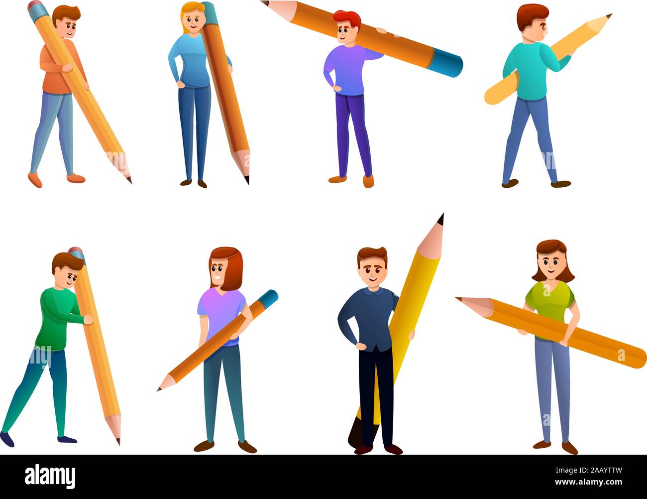 Editor icons set. Cartoon set of editor vector icons for web design ...