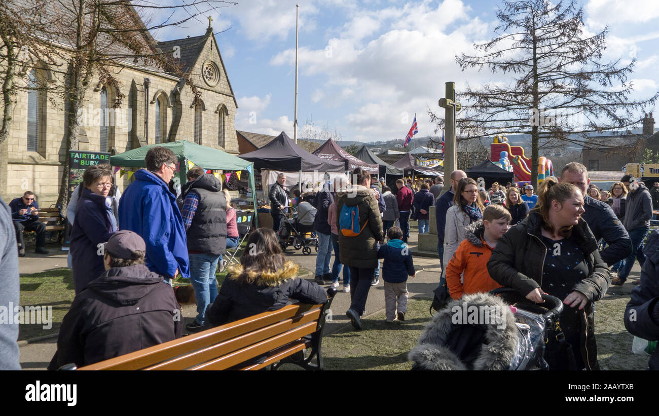Ramsbottom Chocolate Festival, Lancashire Stock Photo - Alamy