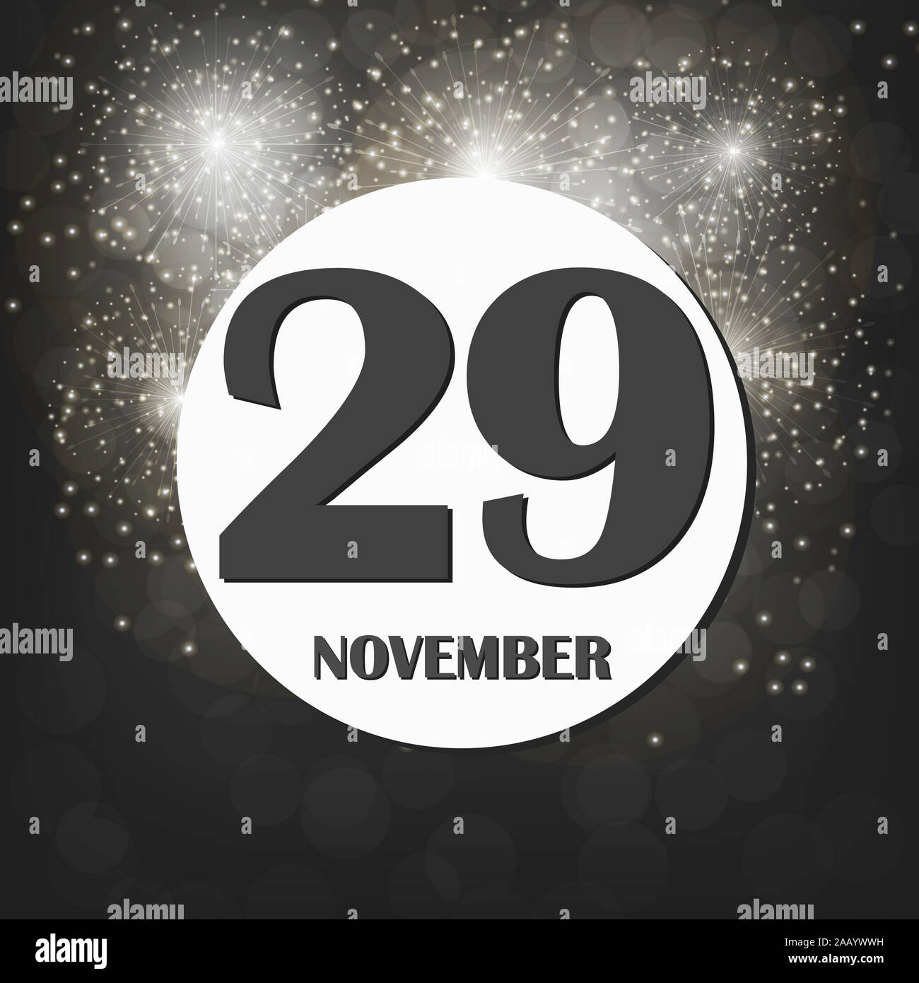 November 29 icon. For planning important day. Banner for holidays and ...