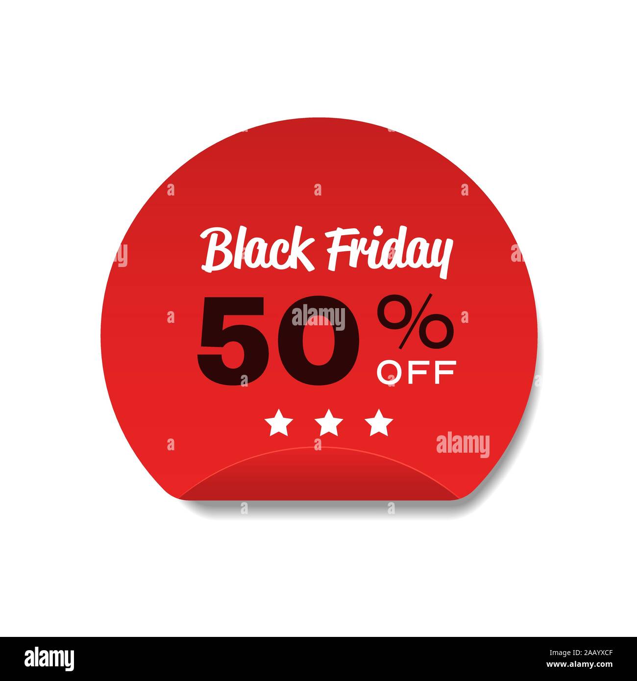 Black friday 50 off vector Stock Vector Images - Alamy