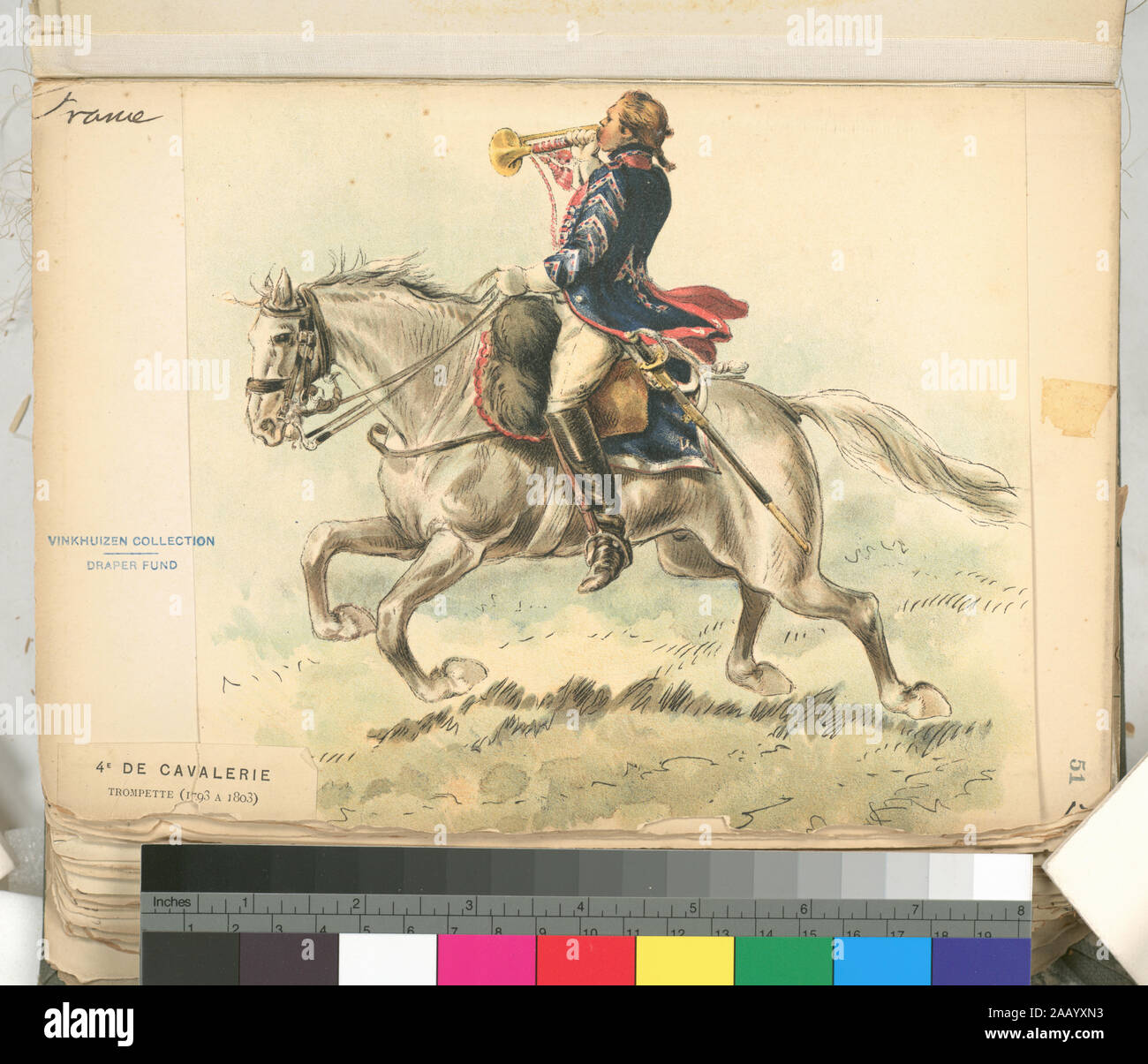 Soldier of France 1793 Stock Photo - Alamy