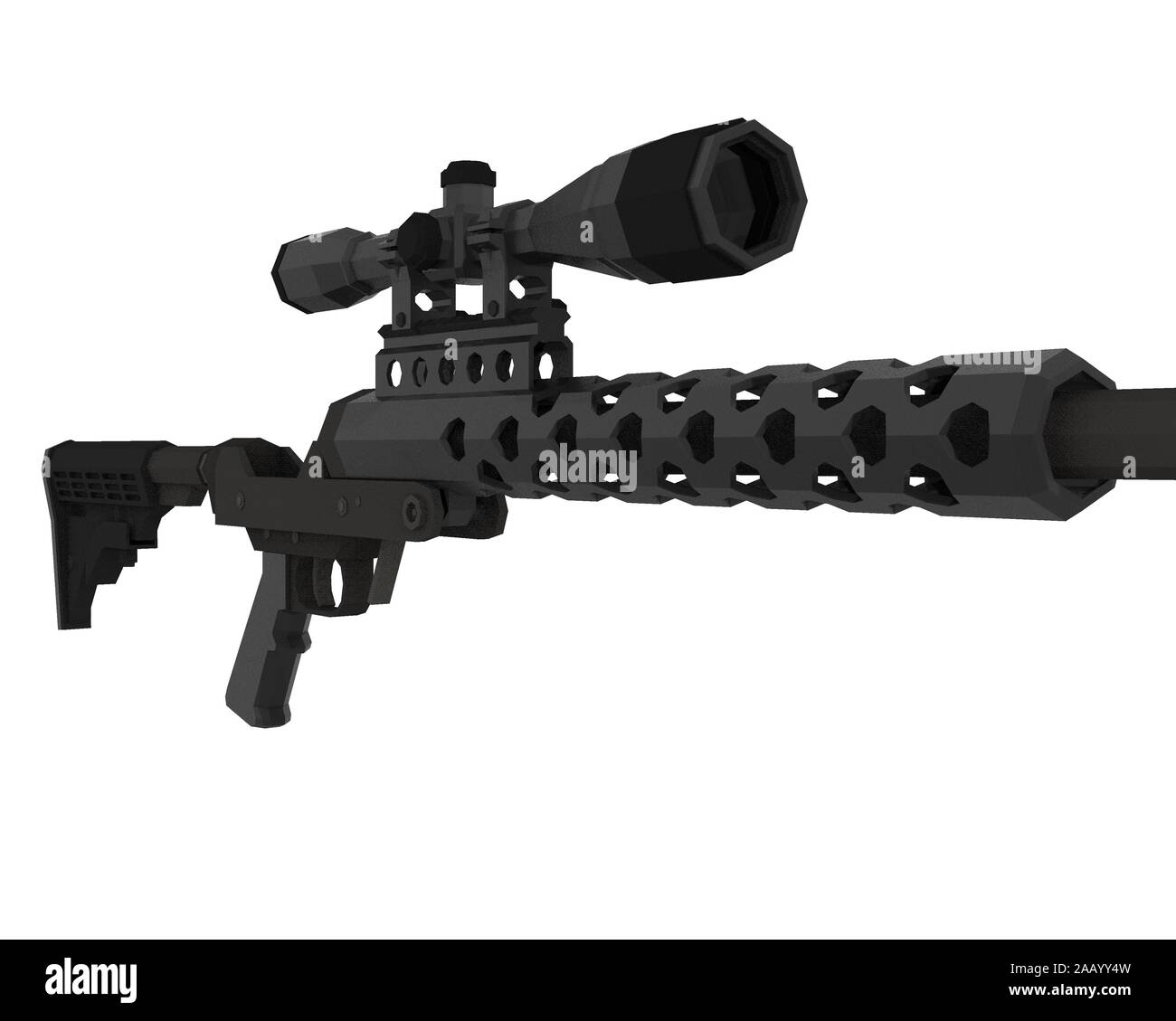 3d handgun weapon on solid background concept 3d side view 3d ...