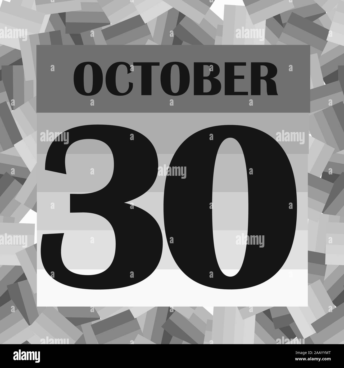 October 30 icon. For planning important day. Banner for holidays and ...