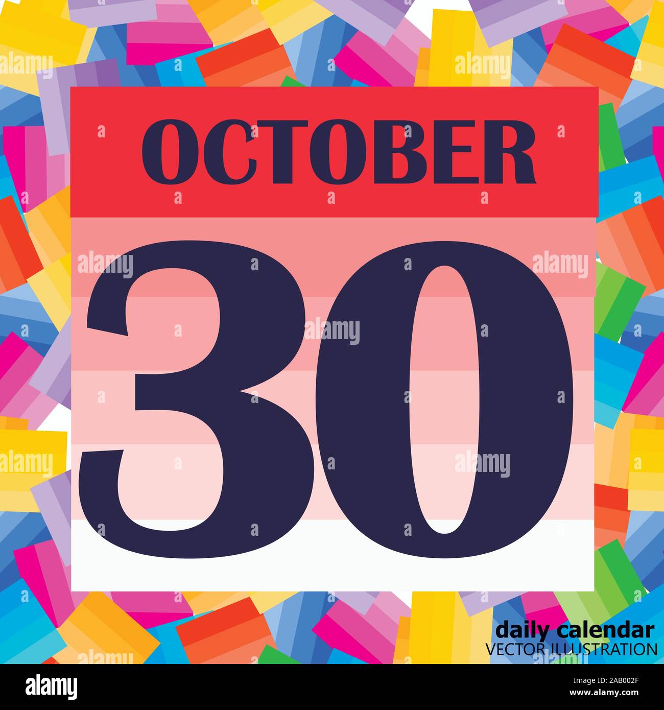 October 30 icon. For planning important day. Banner for holidays and ...