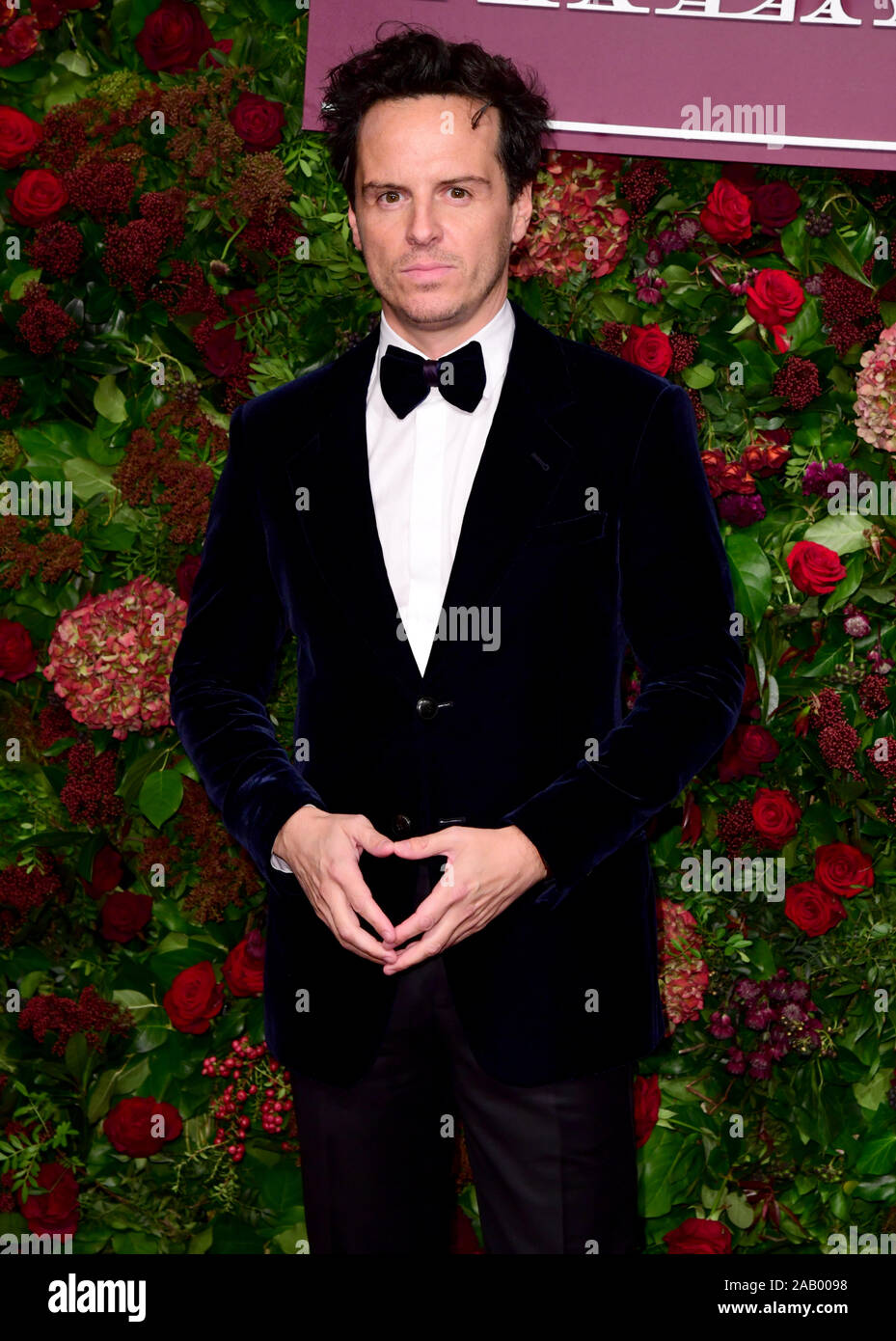 Andrew Scott Irish actor attending the 65th Evening Standard Theatre ...