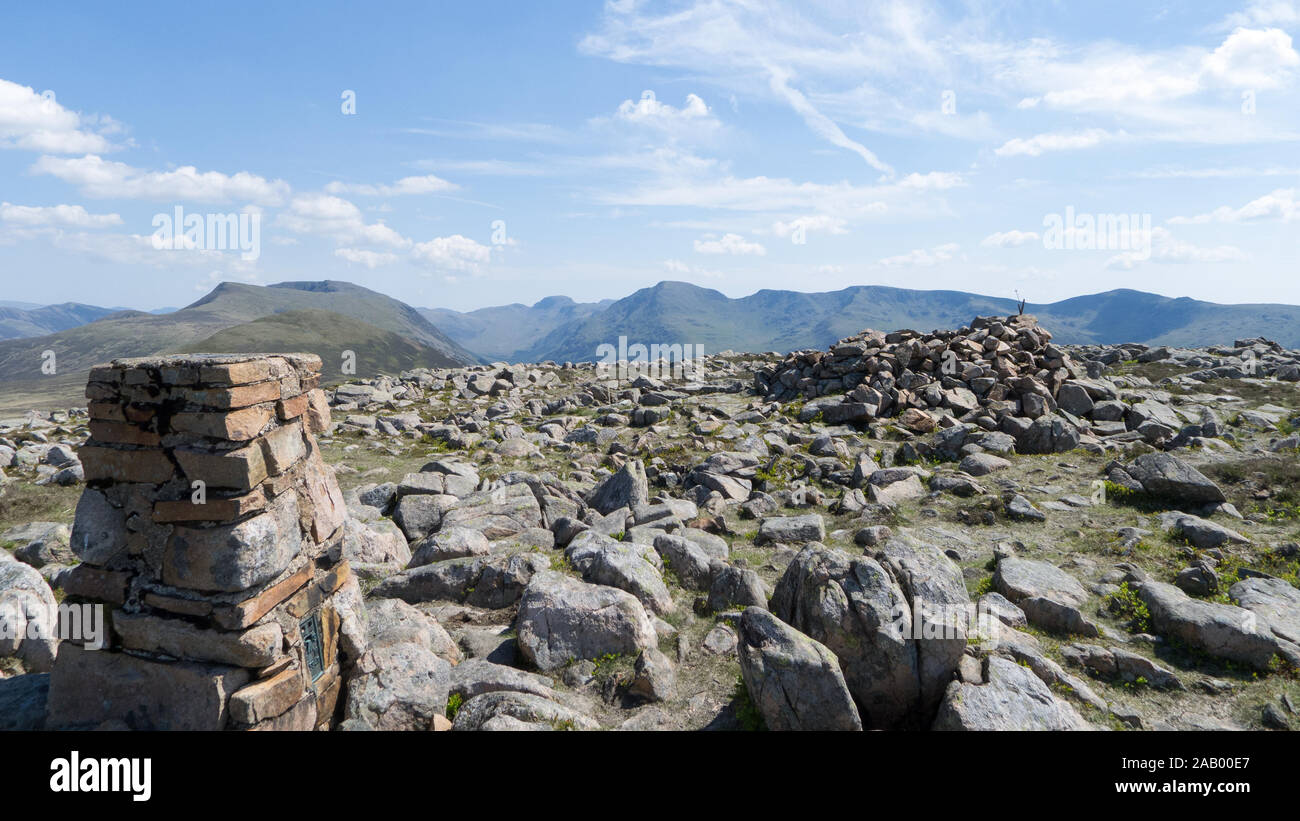 Summit of Red Pike, Lake District, Cumbria Stock Photo - Alamy