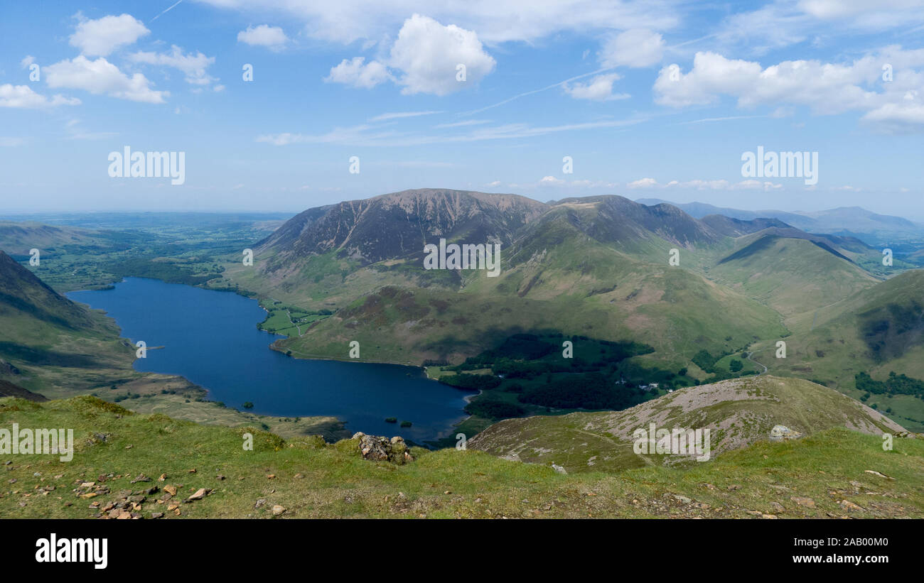 Crummock water from red pike hi-res stock photography and images - Alamy