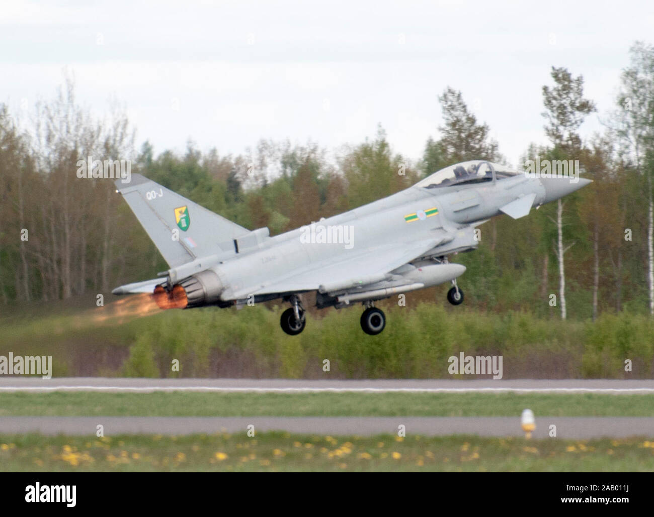 Raf typhoon with missiles hi-res stock photography and images - Alamy