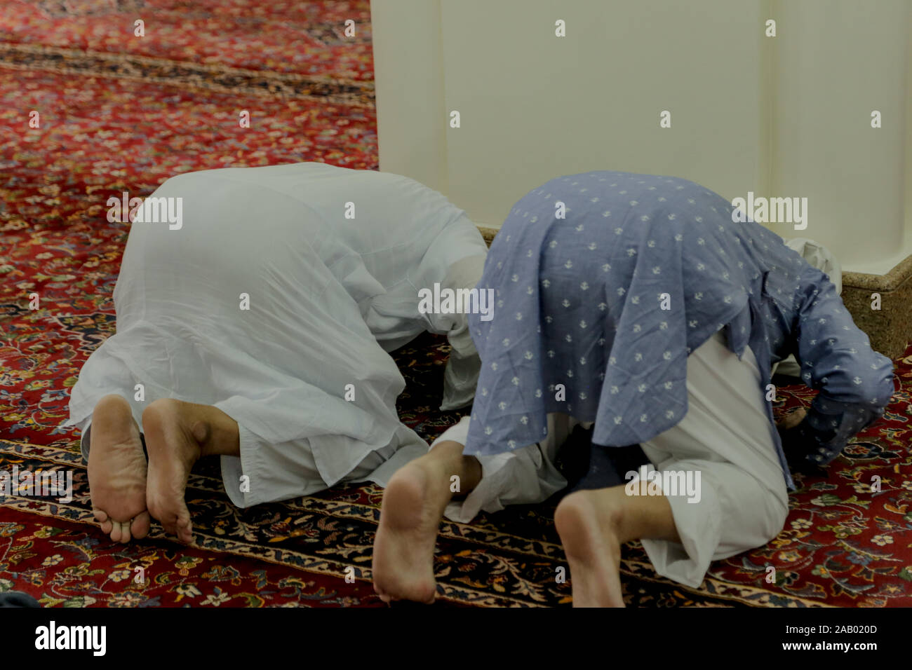 Photo of the Two Muslims Making Traditional Prayer To God Stock Photo ...