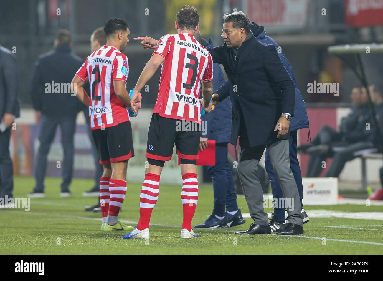 24 november 2019 Rotterdam, The Netherlands Soccer Dutch Eredivisie ...