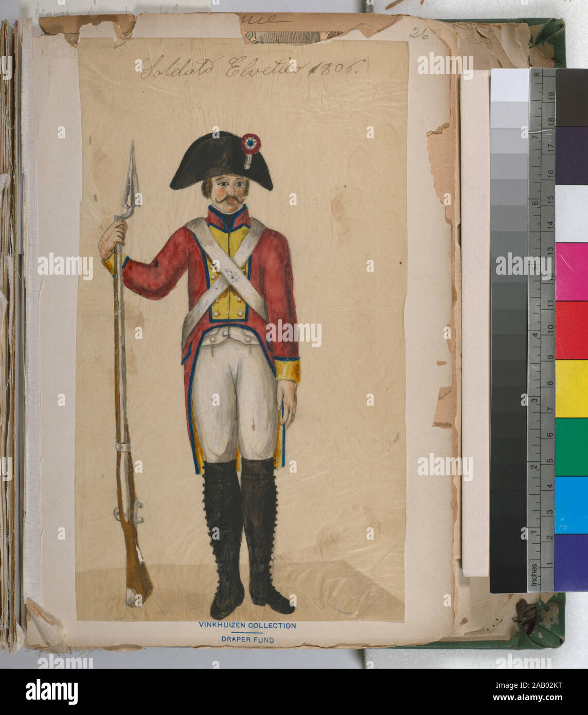 Soldier of France 1803 Stock Photo - Alamy