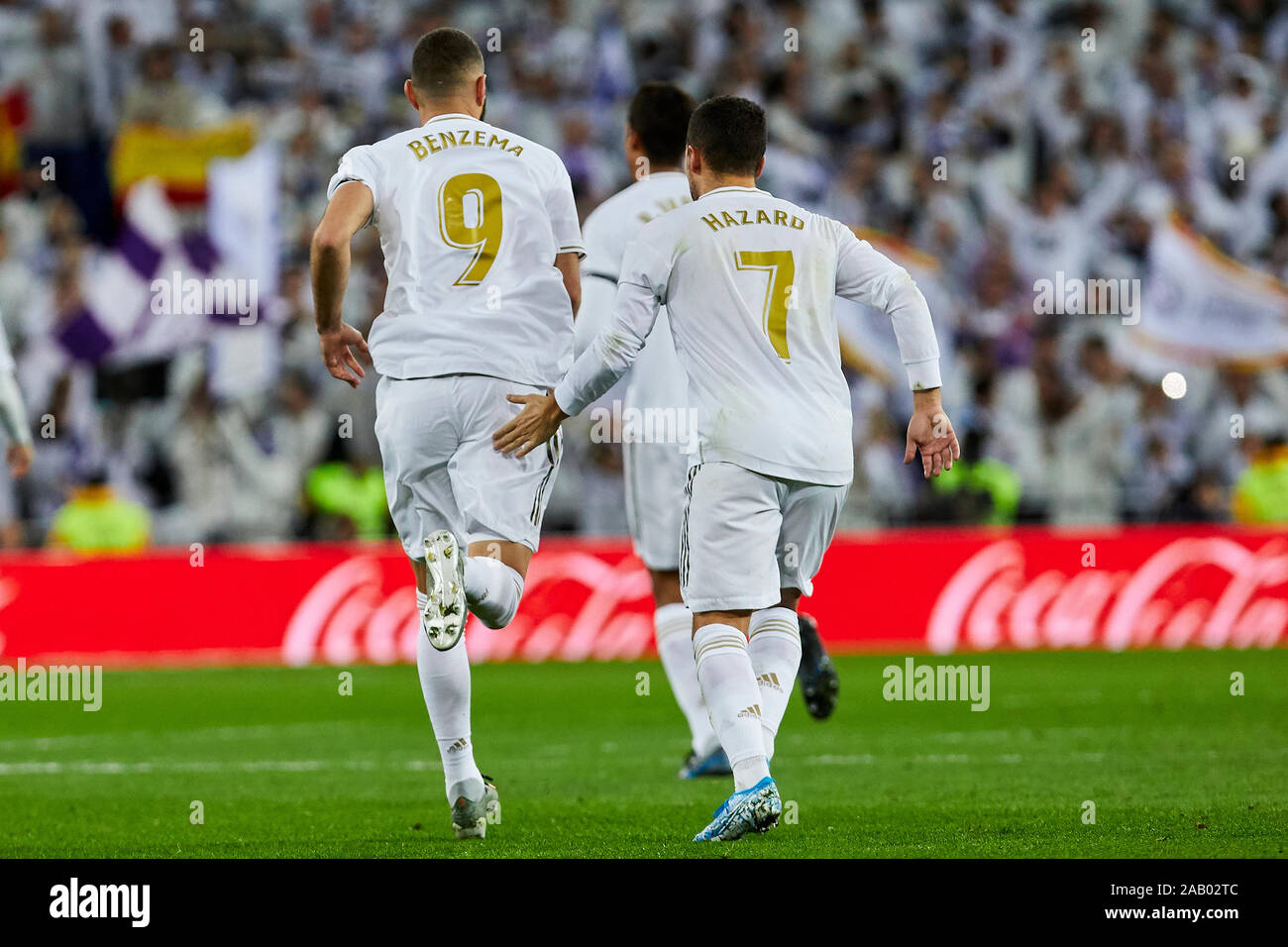 Real madrid benzema celebrate hi-res stock photography and images - Alamy