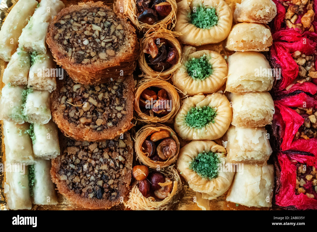 Traditional Eastern Iranian and Afghan, Turkish and Arabic sweets for ...