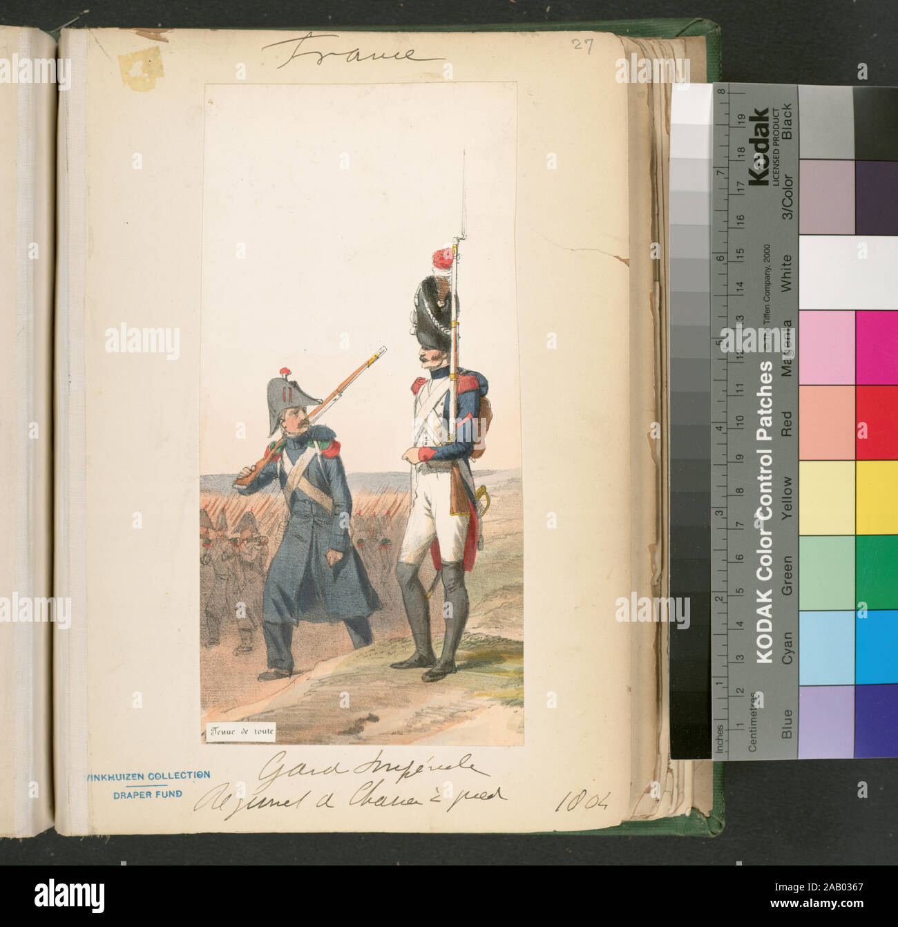 Soldier of France 1804 Stock Photo - Alamy