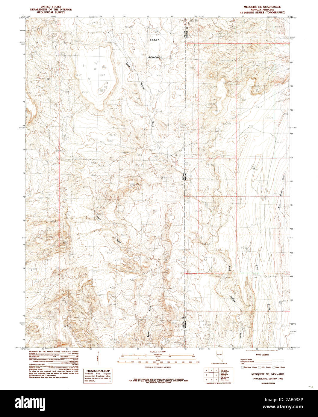 Mesquite map hi-res stock photography and images - Alamy