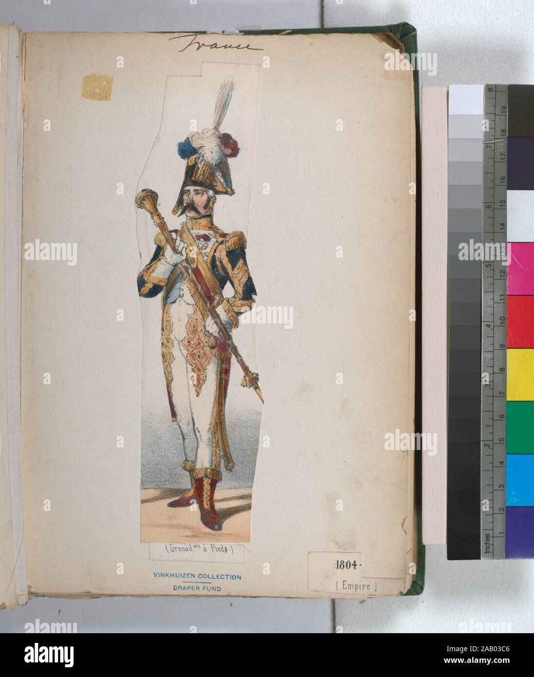 Soldier of France 1804 Stock Photo - Alamy