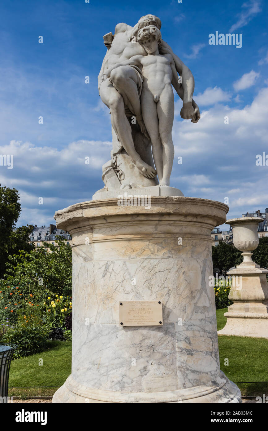 Le serment de Spartacus (The Oath of Spartacus) sculpture by Louis ...