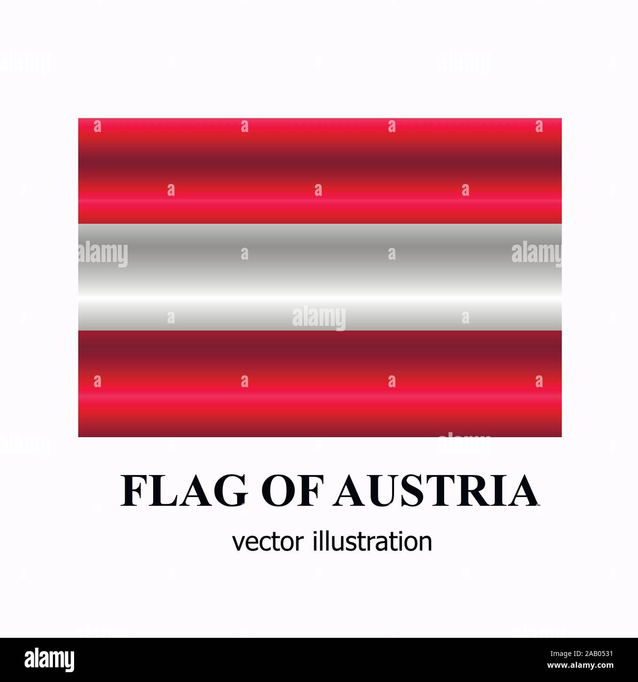 Bright banner with flag of Austria. Happy Austria day button. Bright ...