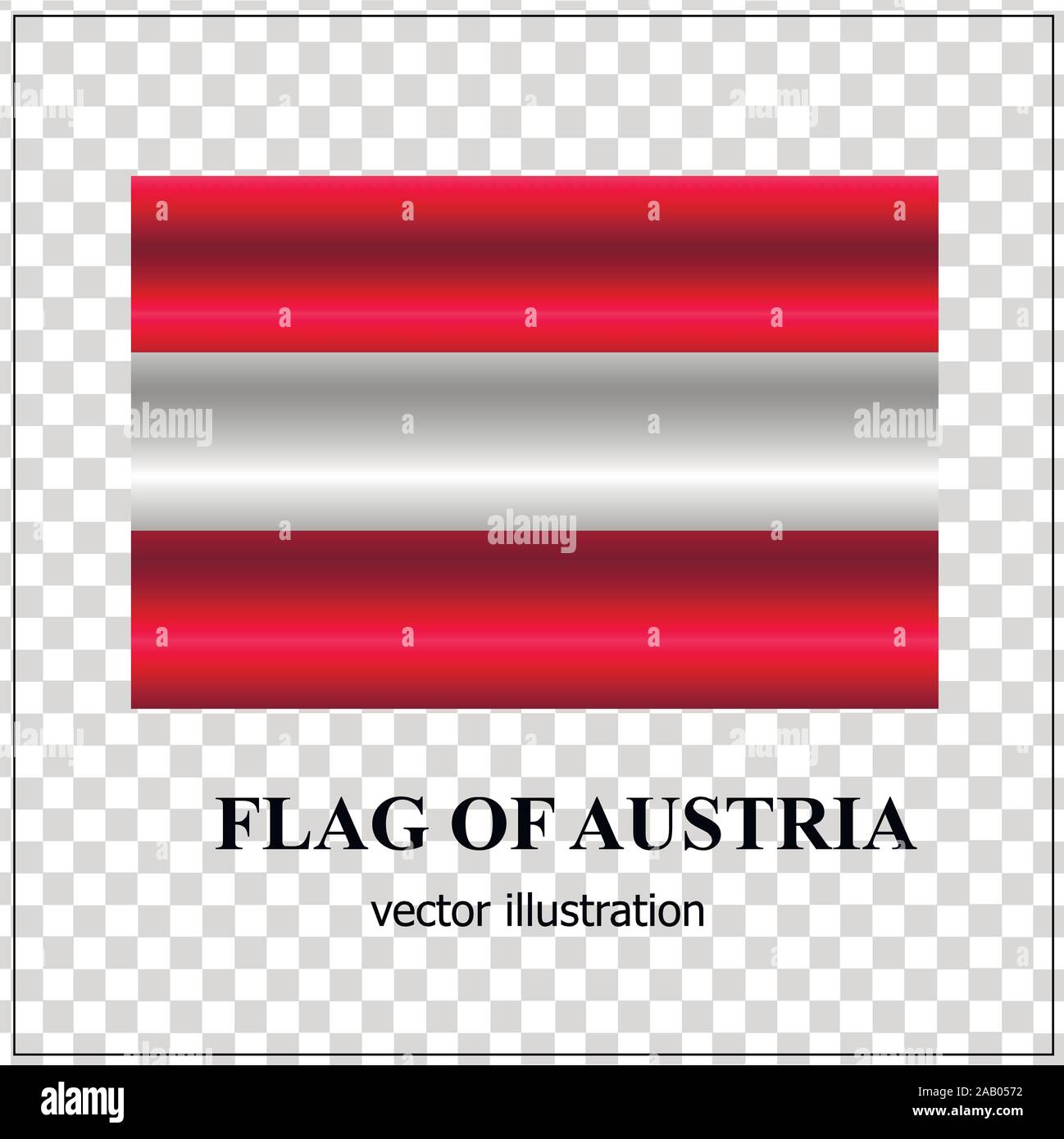 Bright banner with flag of Austria. Happy Austria day button. Bright ...