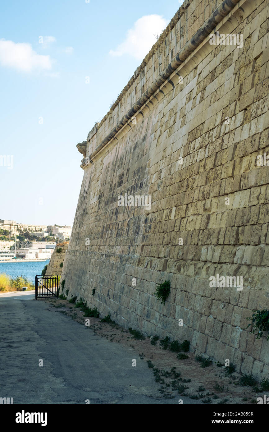 Sliema Malta, July 16 2019. Traditional Maltese architecture in Sliema ...