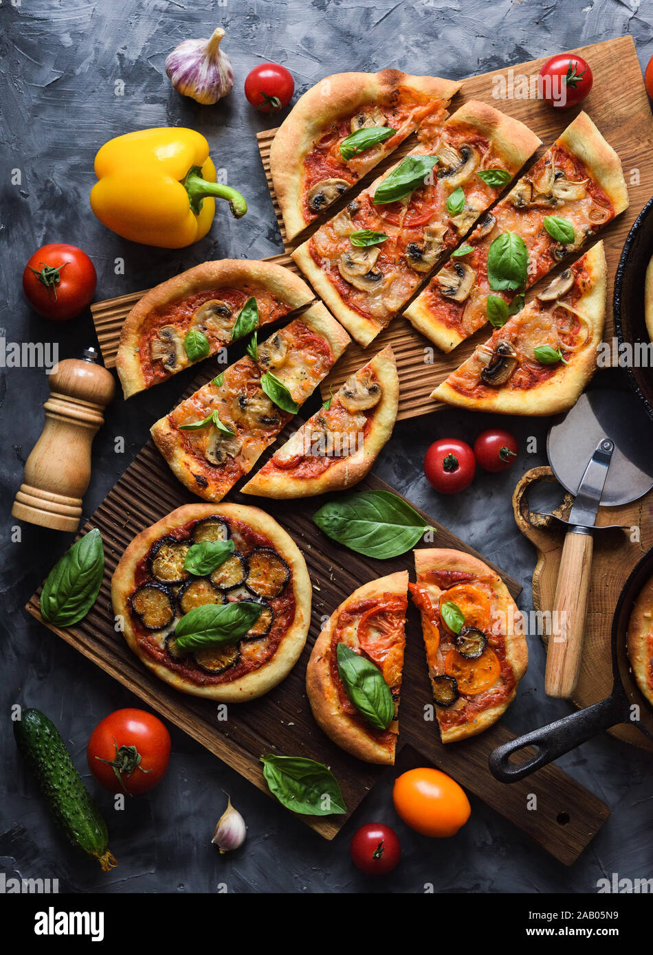 Rustic mozzarella cheese tomato tomatoes peppers hi-res stock ...