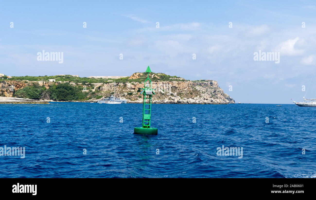 Port hand buoy Stock Photo - Alamy
