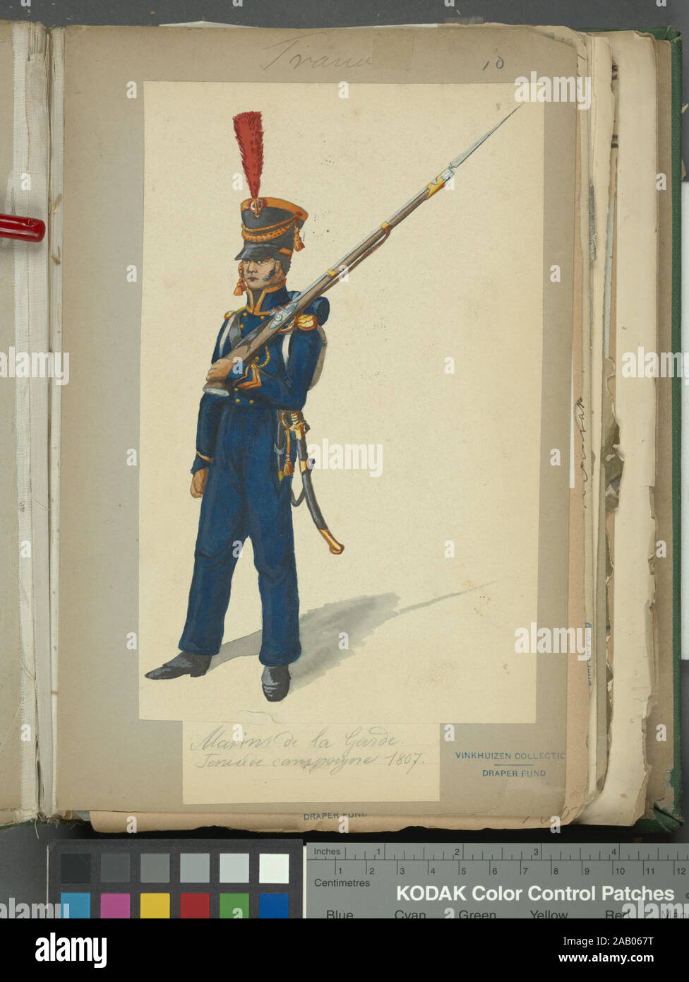 Soldier of France 1807 Stock Photo - Alamy