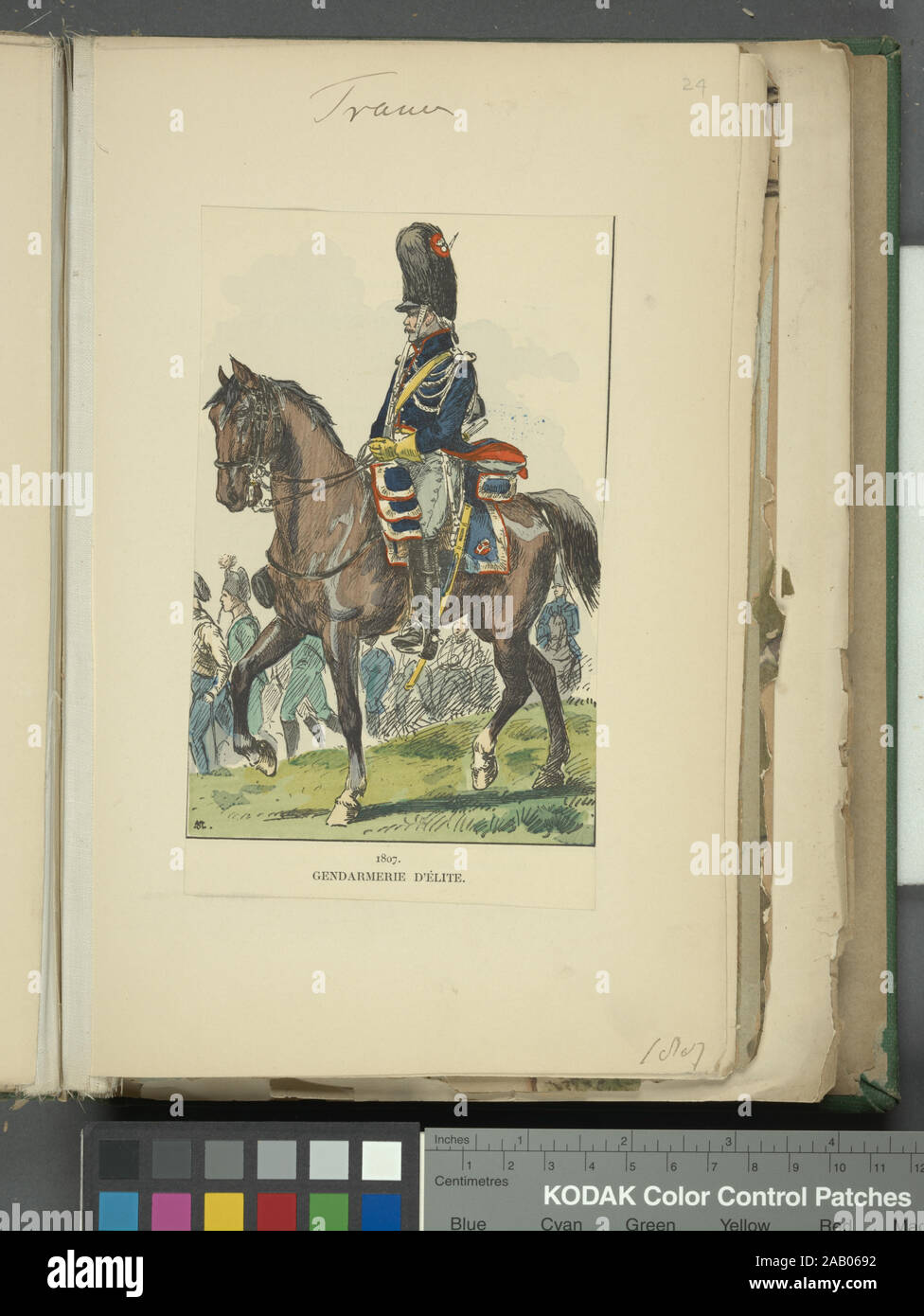 Soldier of France 1807 Stock Photo - Alamy