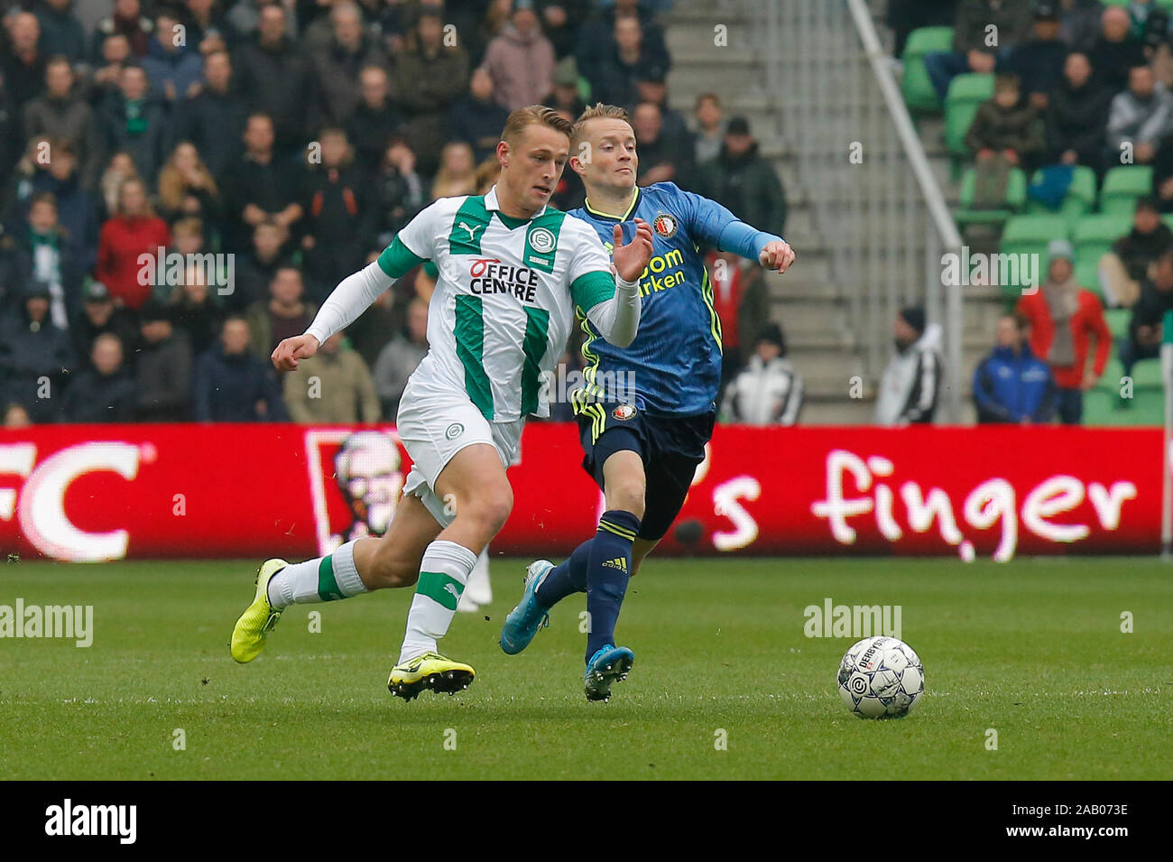 24 november 2019 Groningen, The Netherlands Soccer Dutch Eredivisie ...