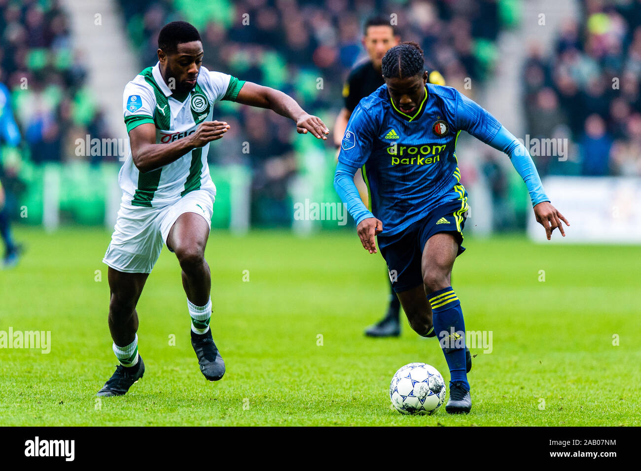 24 november 2019 Groningen, The Netherlands Soccer Dutch Eredivisie ...