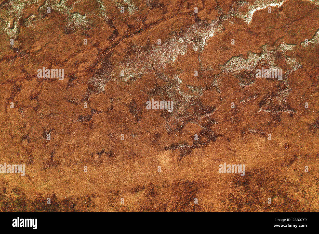 Abstract texture of plain landscape countryside from drone pov Stock ...