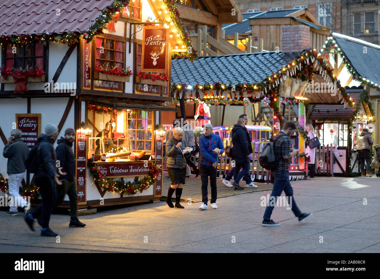 Nottingham christmas lights hi-res stock photography and images - Alamy
