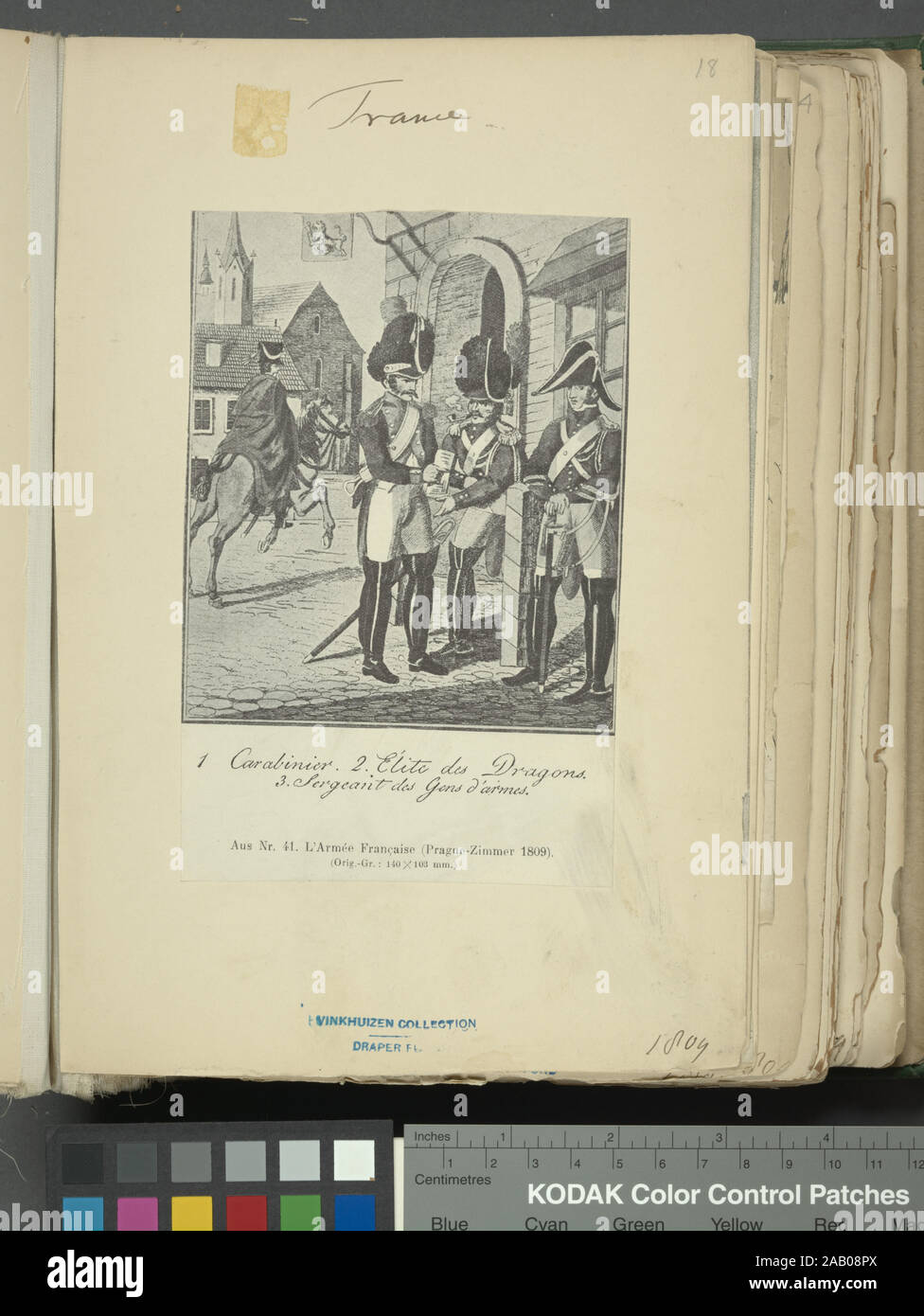Soldier of France 1809 Stock Photo - Alamy