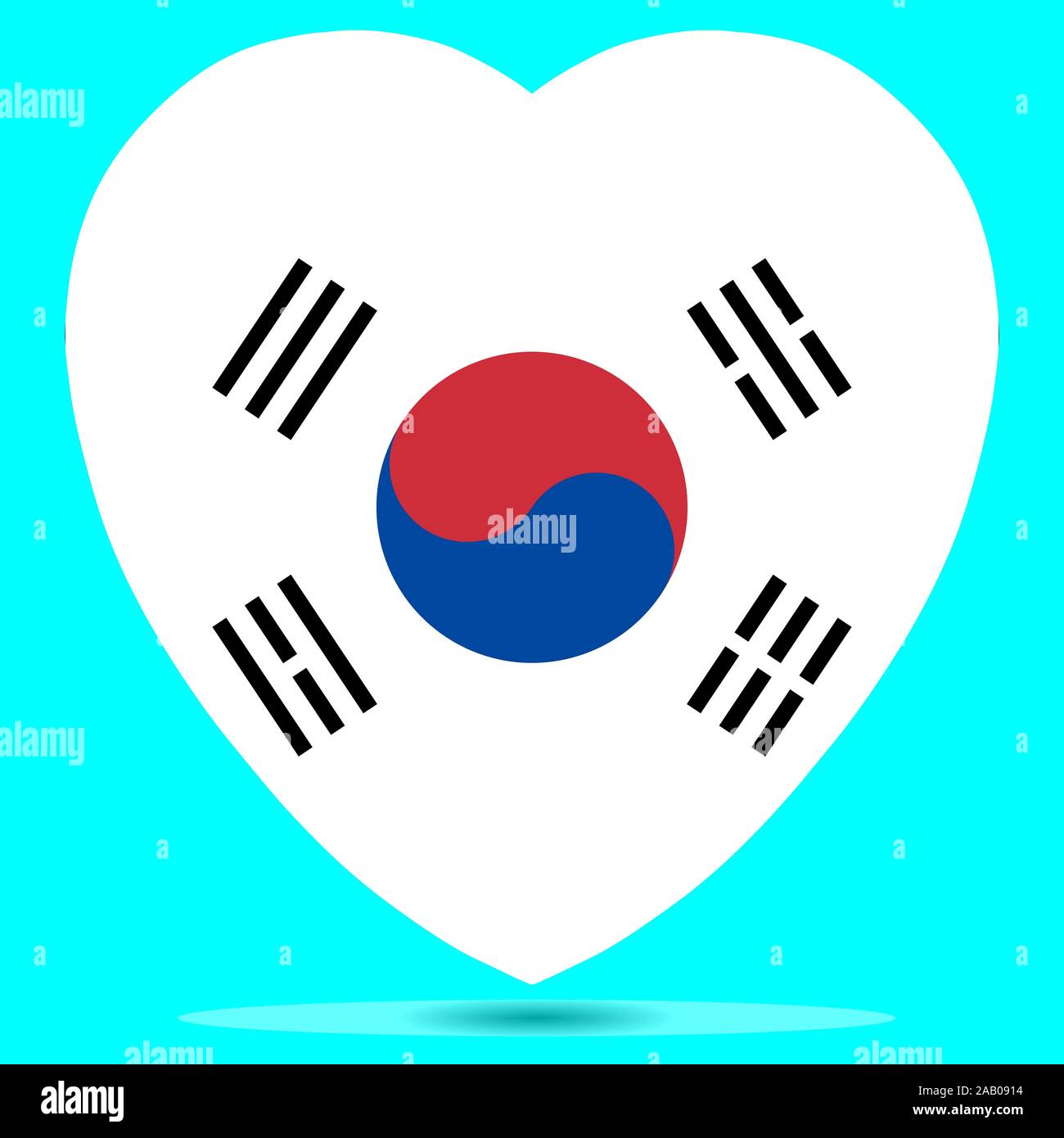 Valentine in south korea Stock Vector Images - Alamy