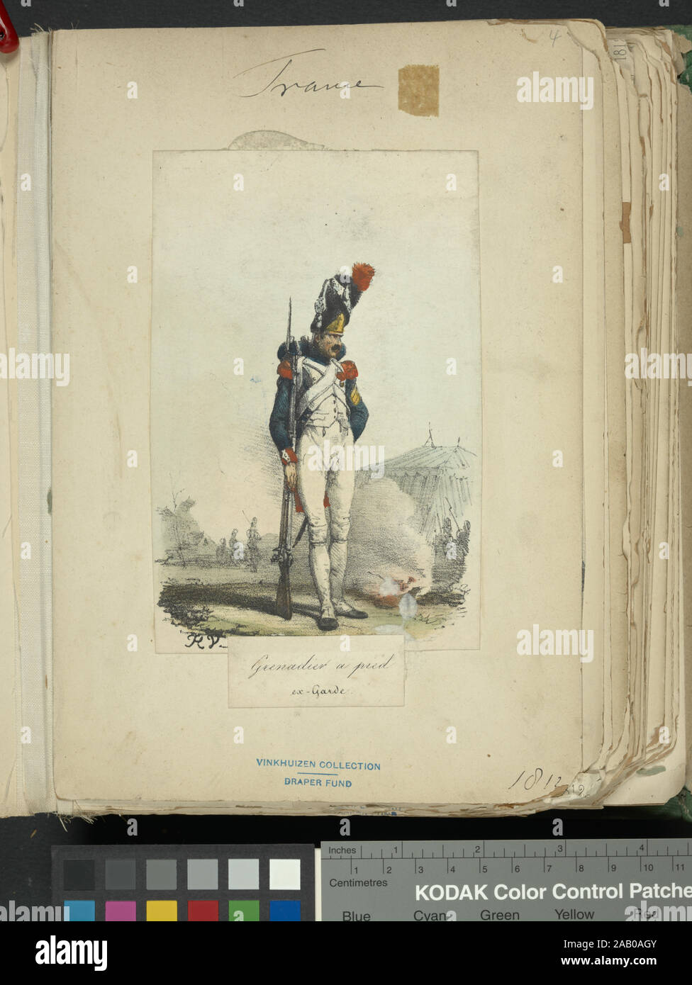 Soldier of France 1812 Stock Photo - Alamy