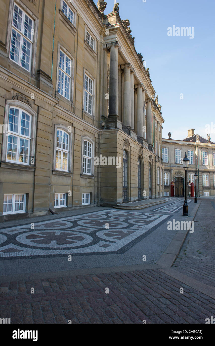 The Royal Palace Amalienborg in Copenhagen, Denmark Stock Photo - Alamy