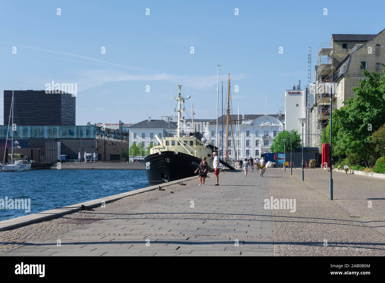 Copenhagen Port, Denmark Stock Photo - Alamy